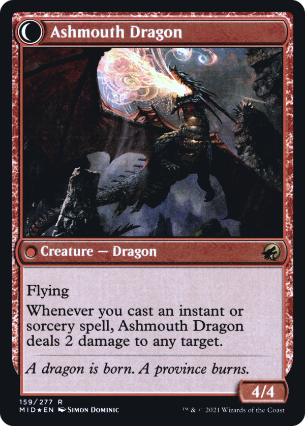 Smoldering Egg // Ashmouth Dragon | Proxydudes